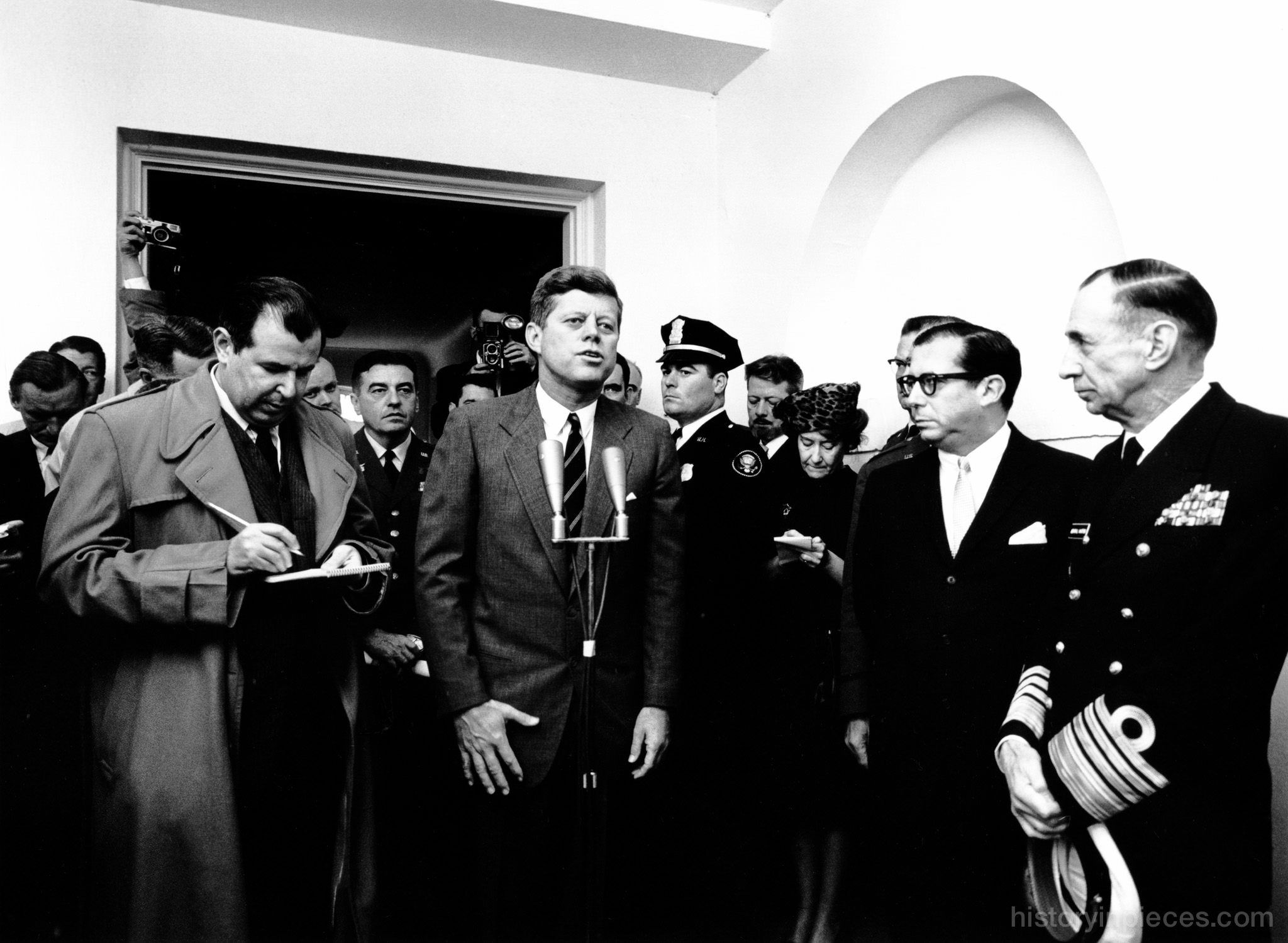 JFK Meets with the Brazilian War College 1962 - Photographs
