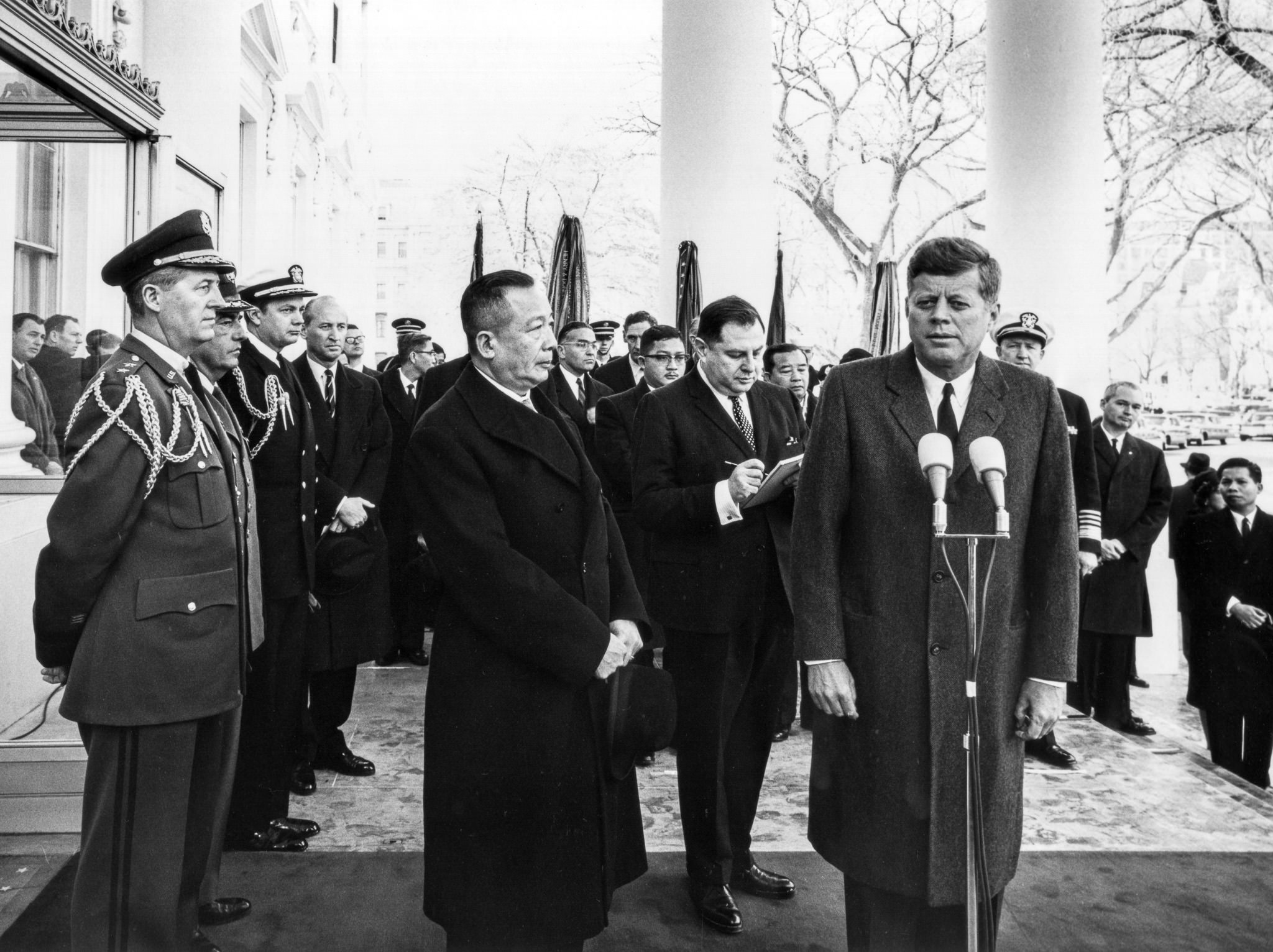 JFK Meets with the King of Laos at the White House 1963 - Photographs