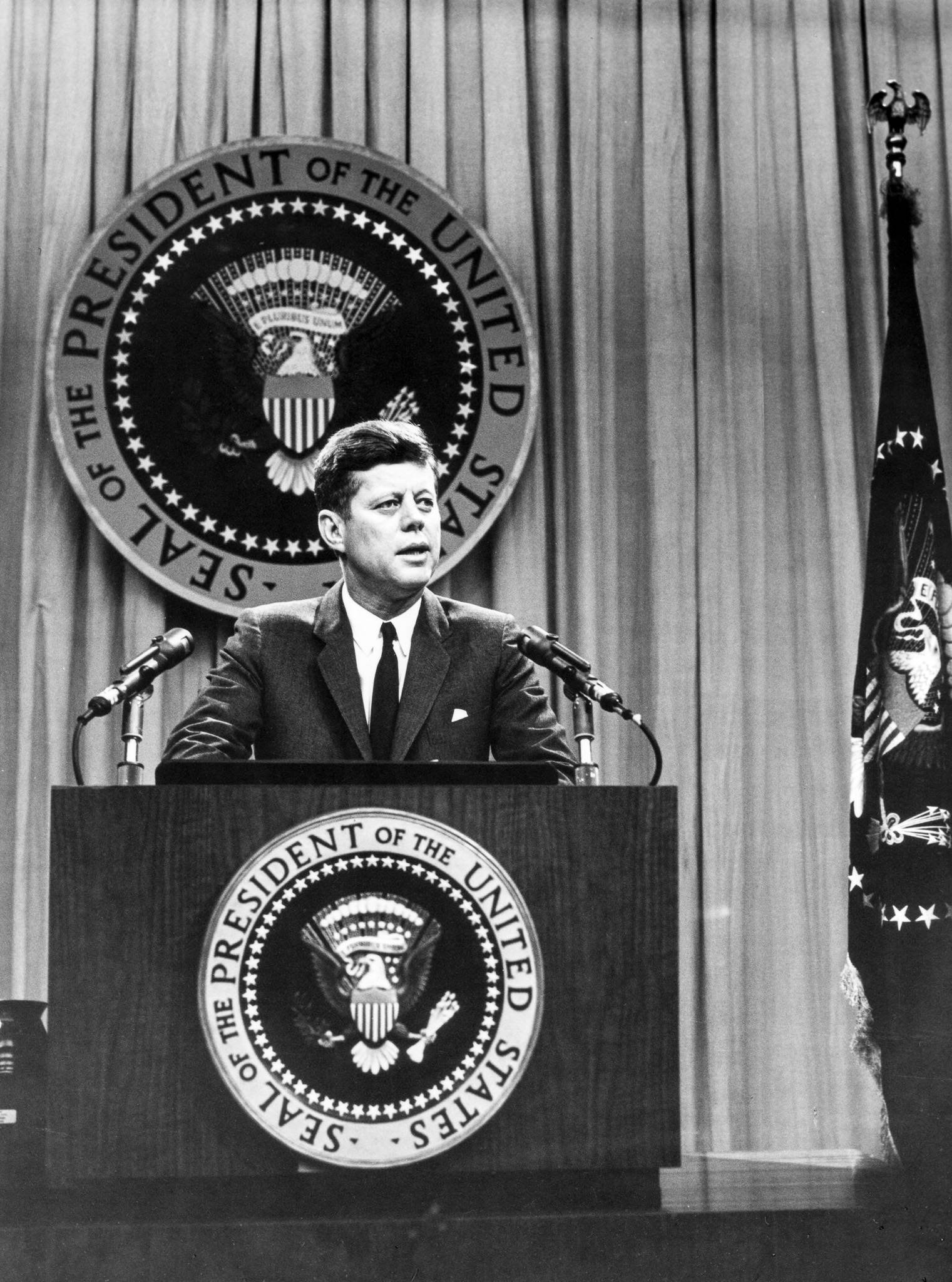 JFK's 51st Press Conference 1963 - Photographs