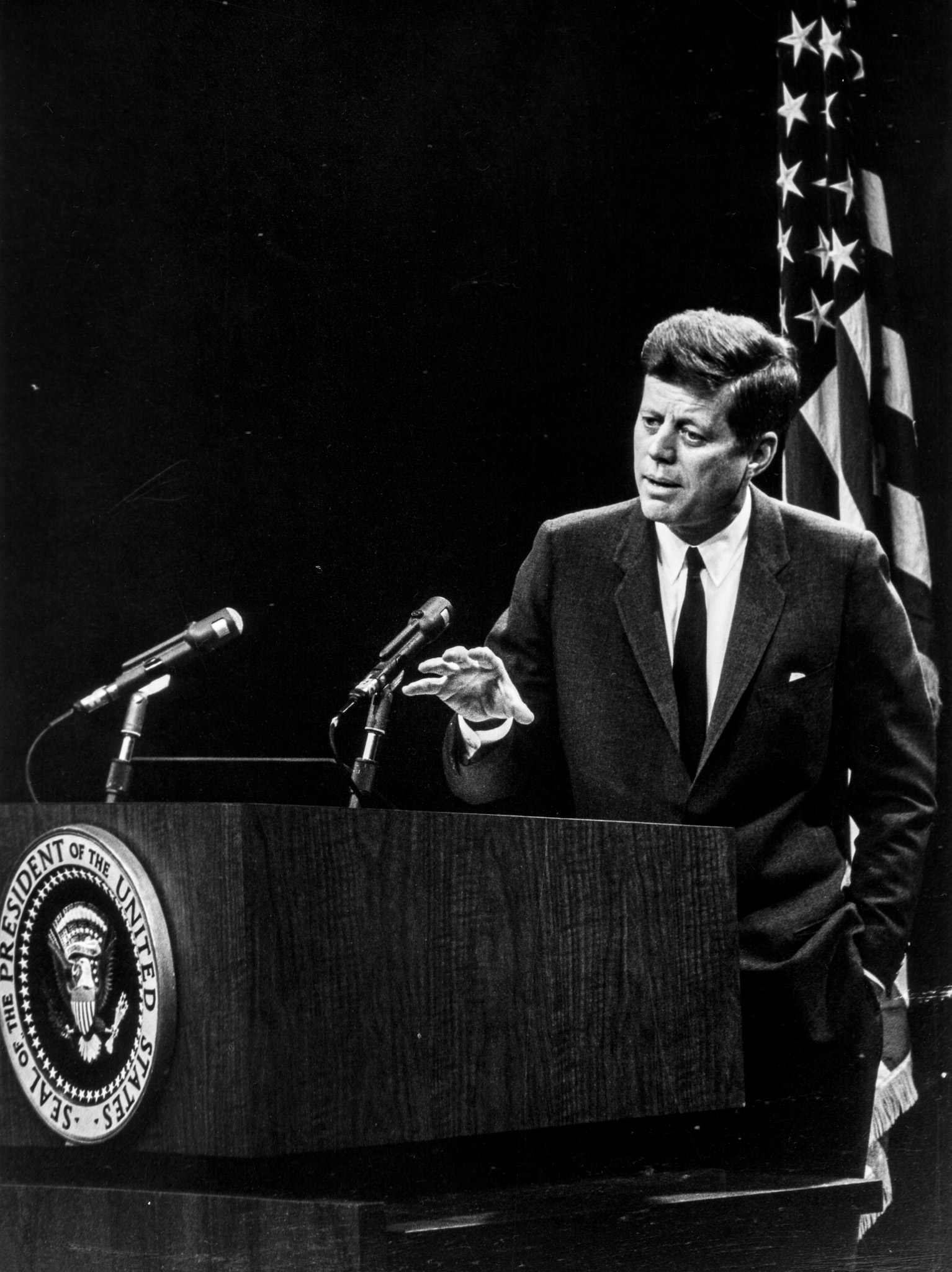 JFK's 51st Press Conference 1963 - Photographs