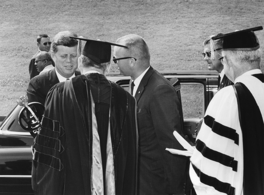 JFK's American University Commencement Address 1963 - Photographs