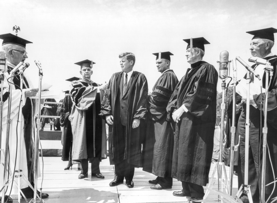 JFK's American University Commencement Address 1963 - Photographs
