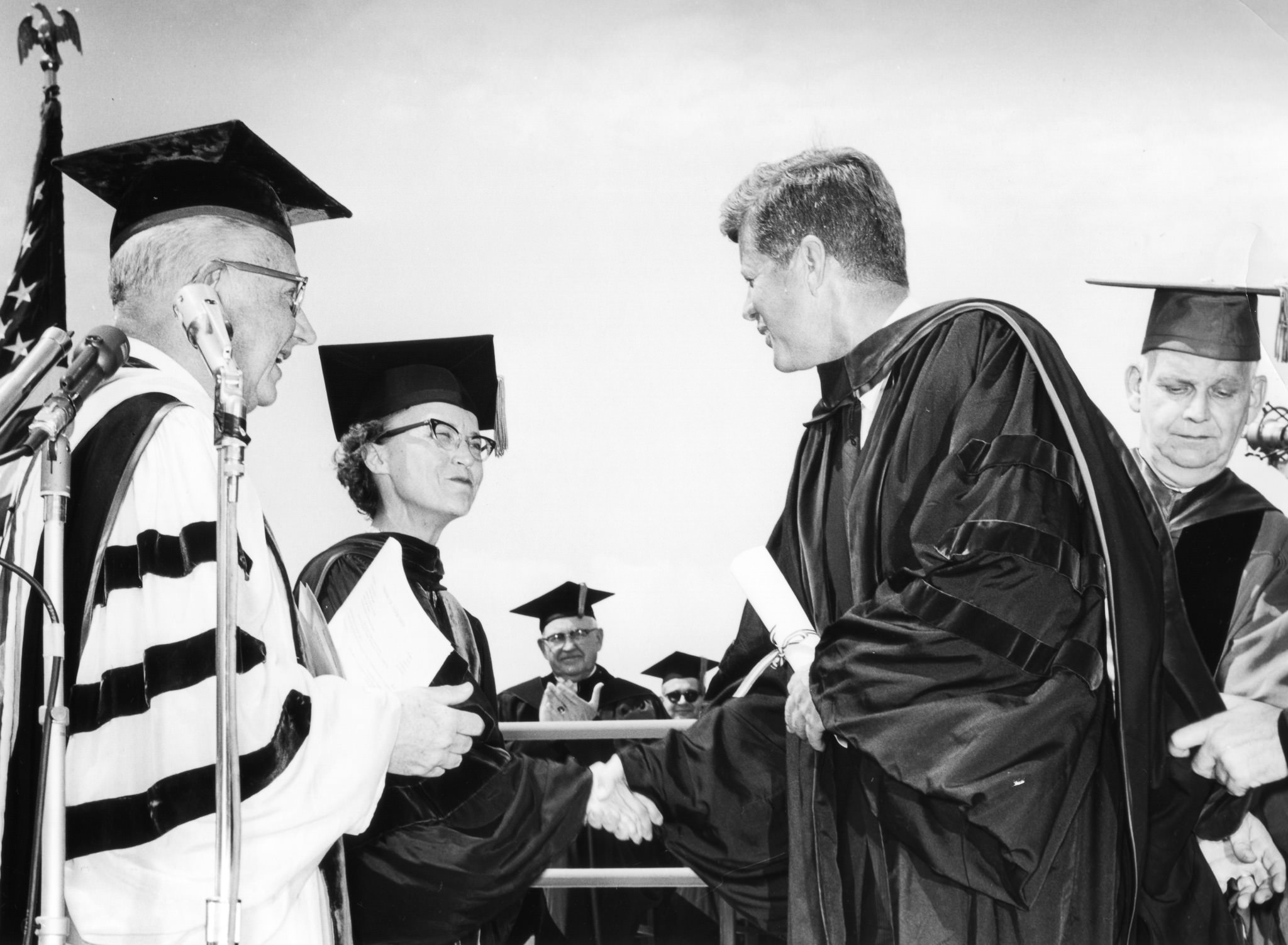 JFK's American University Commencement Address 1963 - Photographs