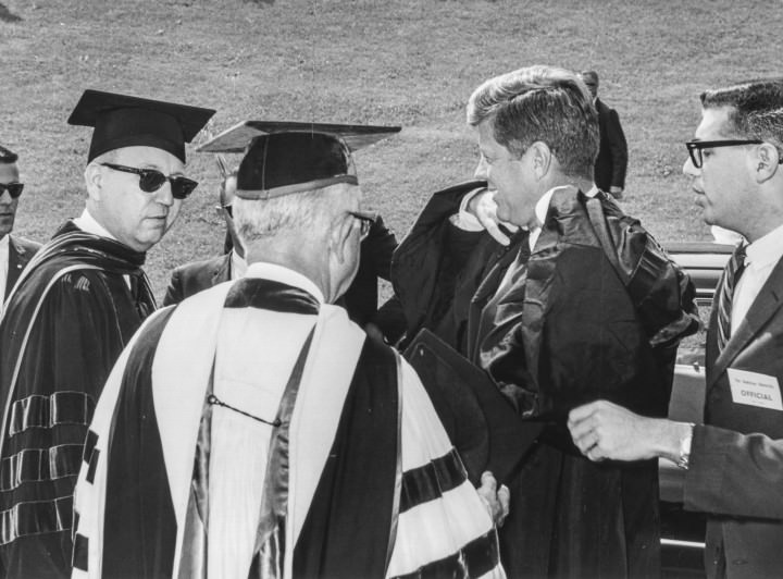 JFK's American University Commencement Address 1963 / Photos