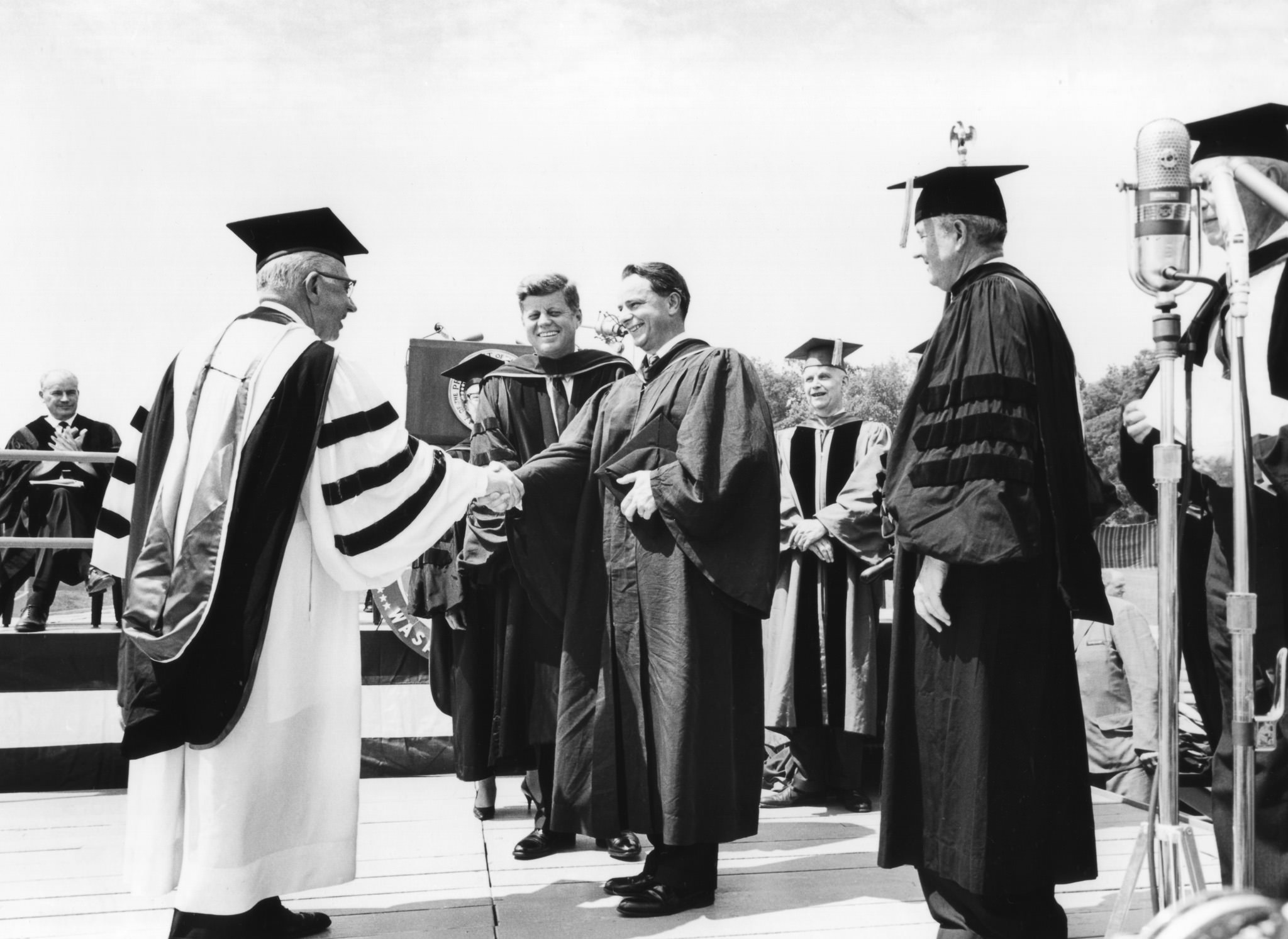 JFK's American University Commencement Address 1963 / Photos